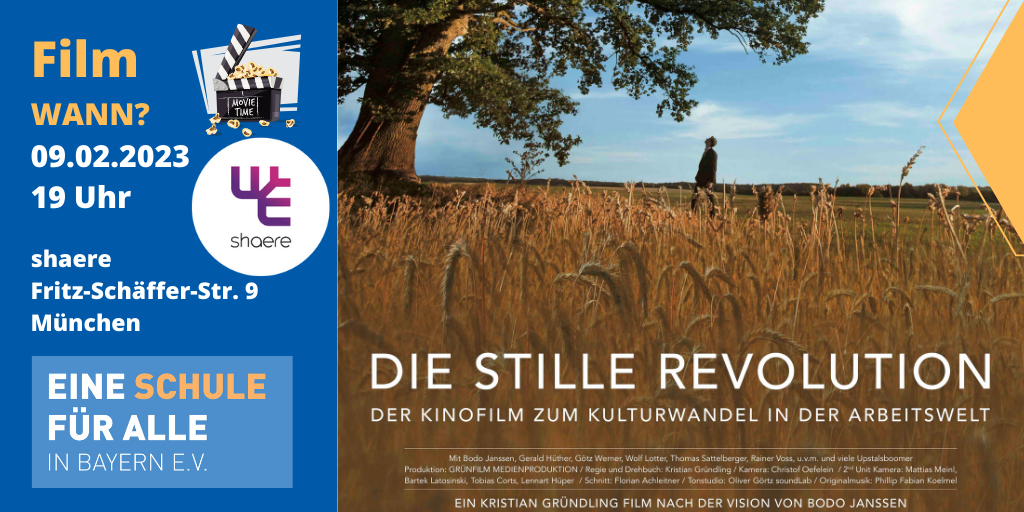 Film & Diskussion: Die stille Revolution - Eine Schule für Alle in Bayern e.V