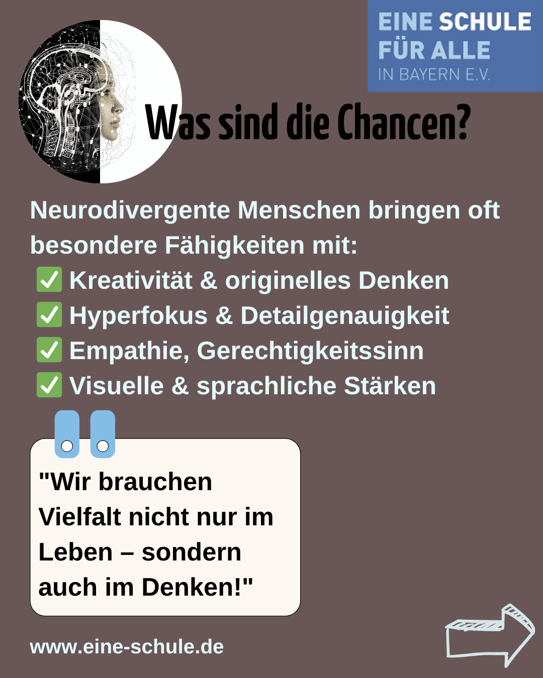 Neurodivergenz / Neurodiversität = Vielfalt im Denken